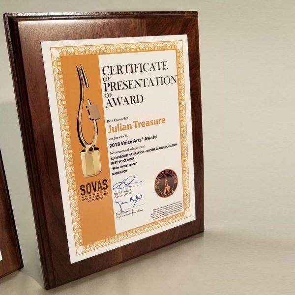 Award Statues, Plaques & Certificates – Sovas
